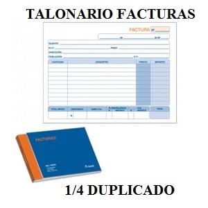 TALONARIOS DE FACTURAS ENTREGAS RECIBOS PEDIDOS CAMAREROS DOHE